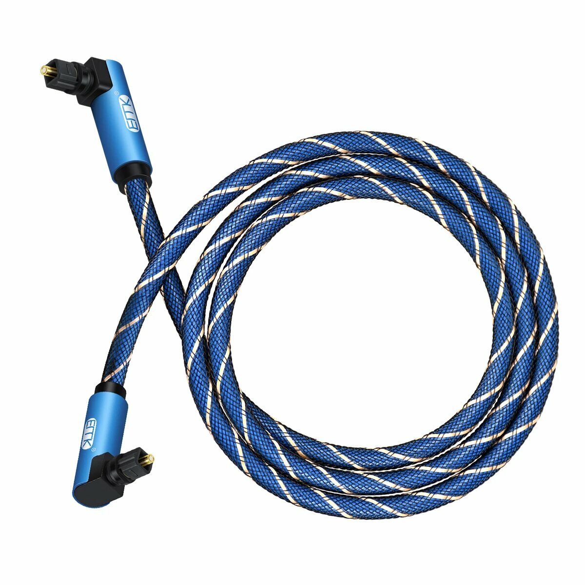 EMK Оптический аудиокабель Toslink 90 градусов 1.5m