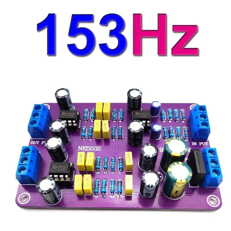 Активный кроссовер Creadvent NE5532 2-х полосный 153Hz