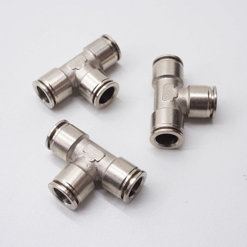 Фитинг металлический D10*10*10 мм, ZEVS