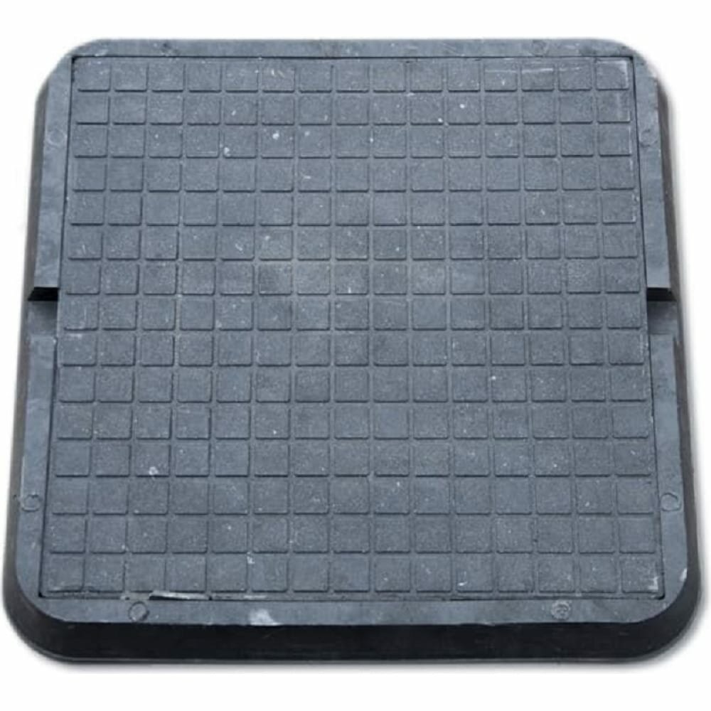 Люк Агросток полимерно-композитныйм 1,5 т (черный) 685x685