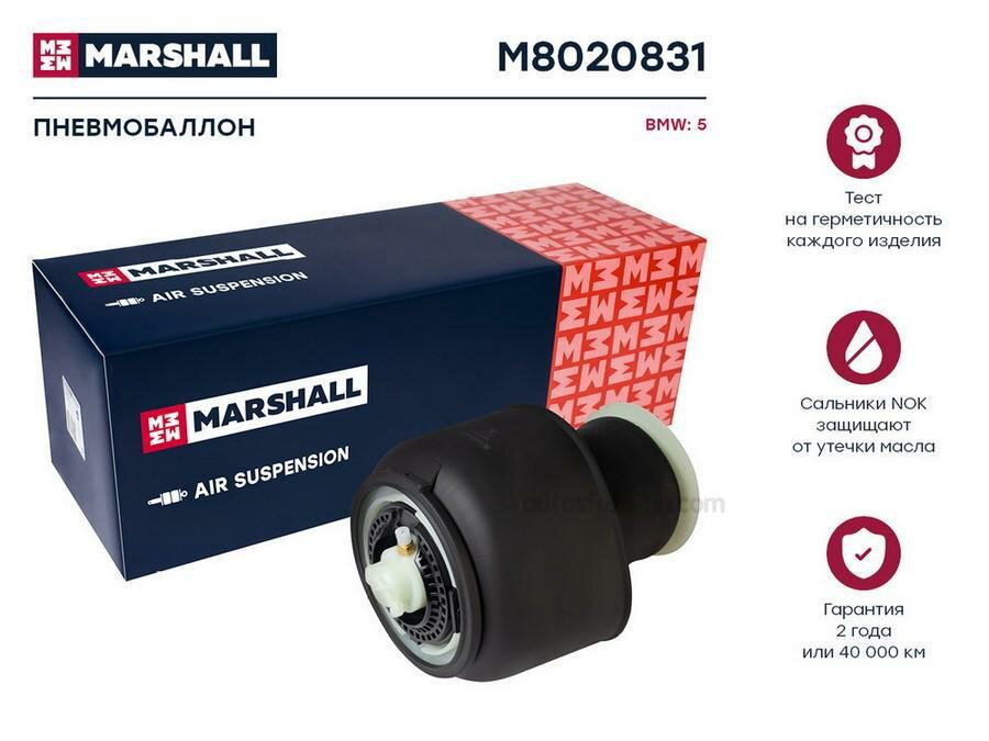 MARSHALL M8020831 M8020831 MARSHALL Пневмобаллон задн. BMW 5 (F07, F11) 11- (M8020831)