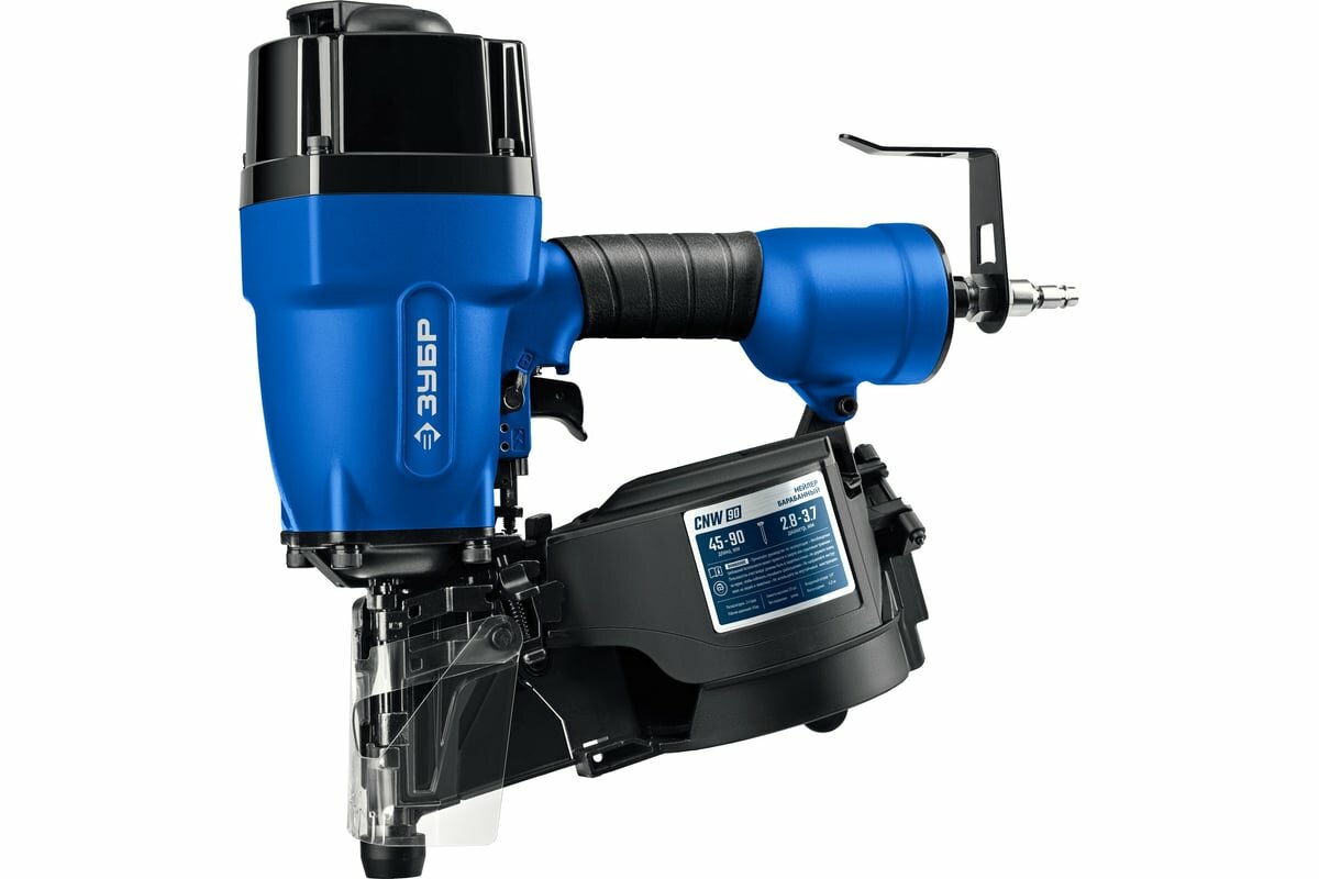 Пневматический нейлер для барабанных гвоздей ЗУБР Профессионал CNW-90 31914