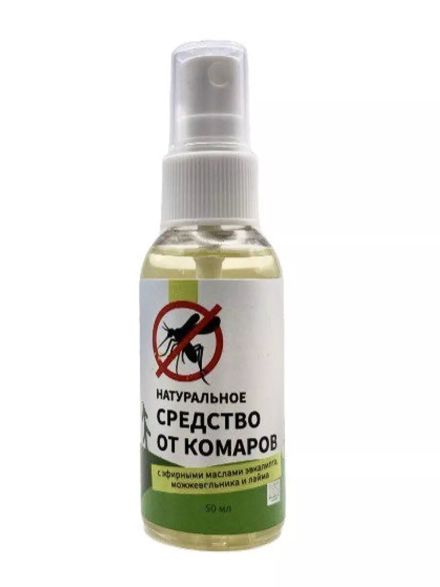 Натуральное средство от комаров с маслом эвкалипта, 50 мл