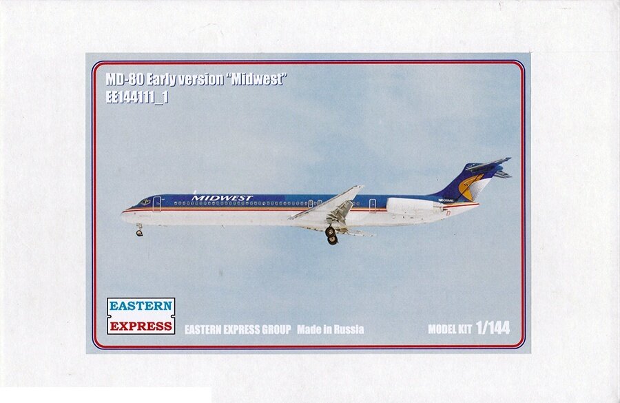 ЕЕ144111_1 Авиалайнер MD-80 ранний Midwest (Limited Edision)