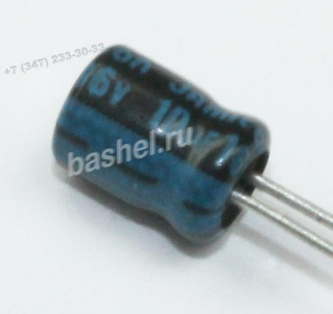ECAP 10 мкФ / 16 В 4x5 ST 105°C, Конденсатор электролитический, Jamicon