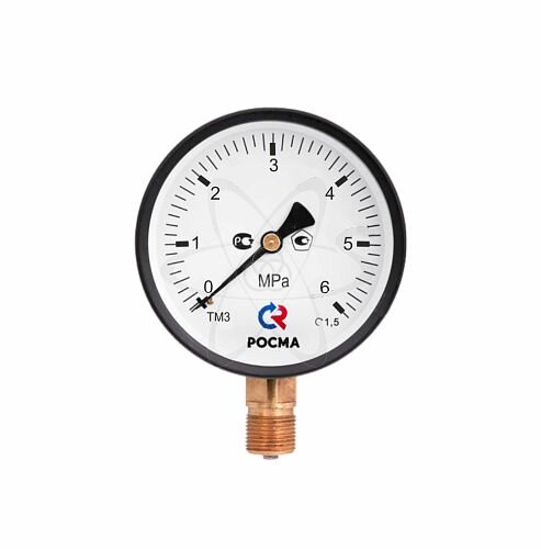 Манометр ТМ-310Р.00 (0.6МРа) М12х1.5 кл 2.5 - росма