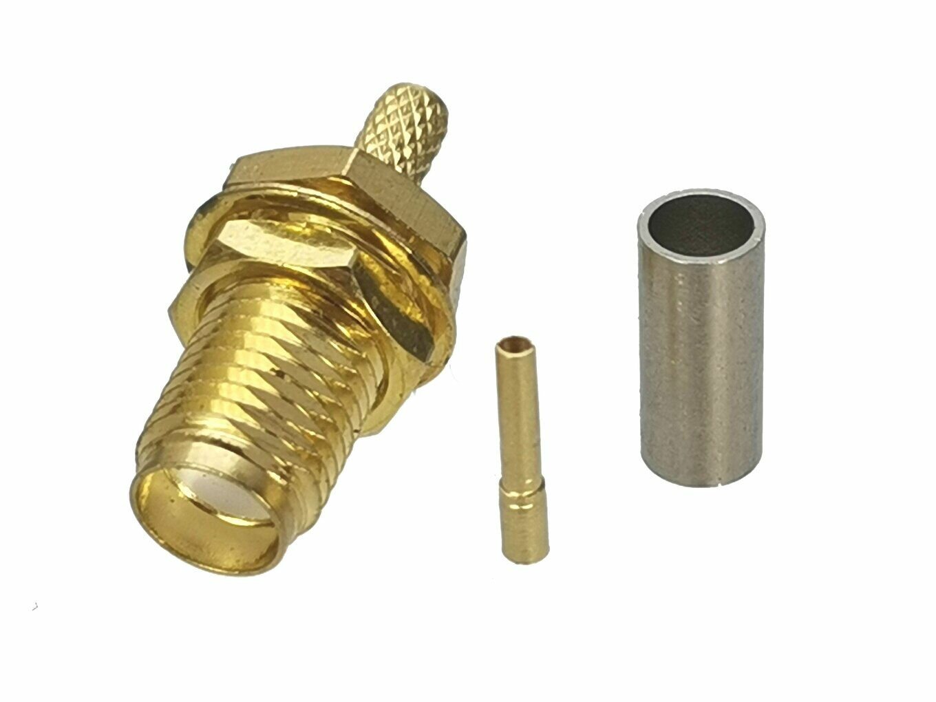 ВЧ-разъём SMA(female) обжимной под кабель RG-316