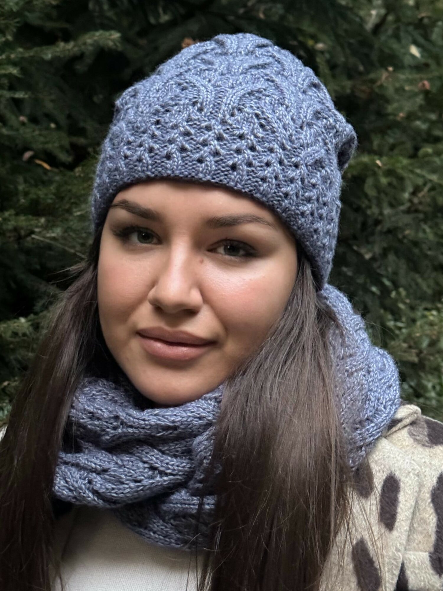 Комплект с головным убором  МариОль, ажур для женщин