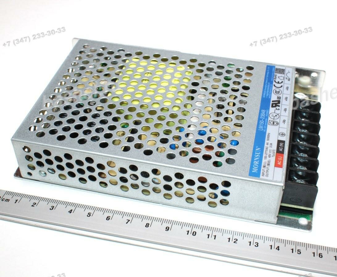 48V, 150W, 3.3A LM150-23B48, Модуль питания сетевой (блок питания с винтами), MORNSUN