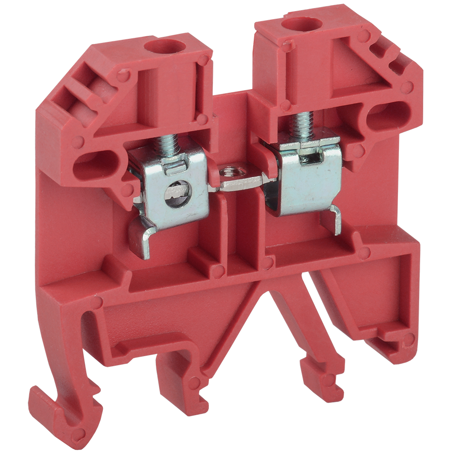 Клемма винтовая КВИ-2,5мм2 красная, IEK YZN30-002-K04 (50 шт.)