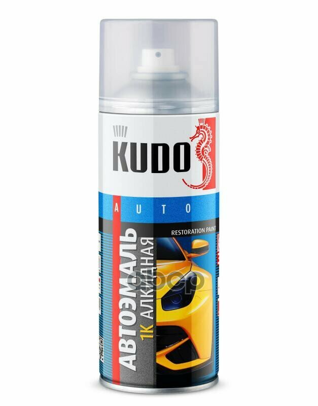 1K эмаль автомобильная KUDO ремонтная. Алкидная балтика 520мл Kudo арт. KU4024