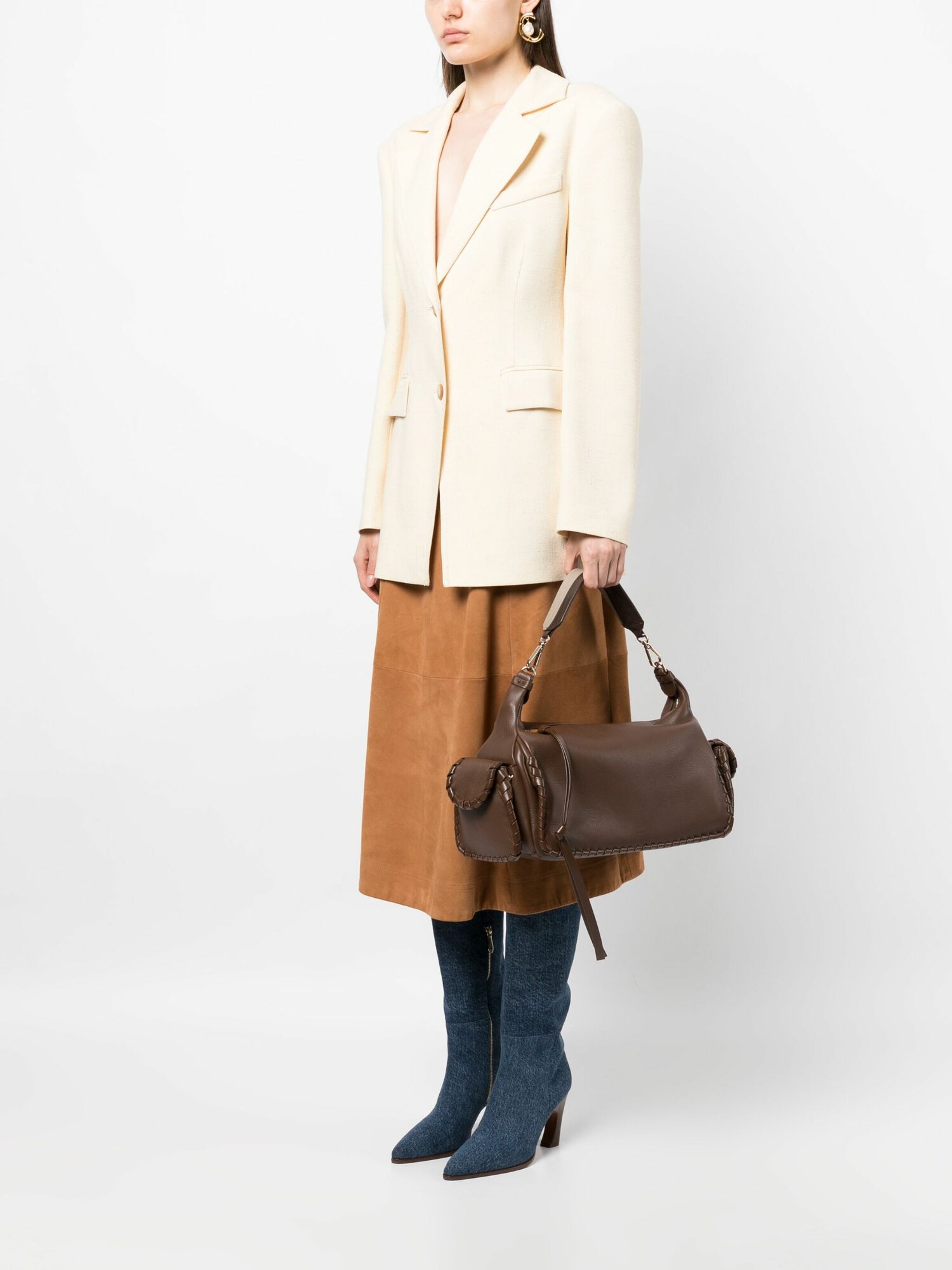 Сумка Chloe Nahir, brown — фото 1