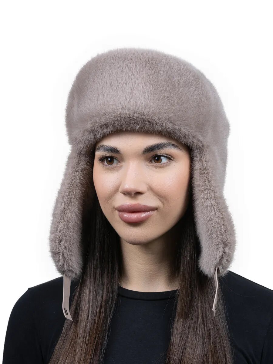 Шапка-ушанка для женщин