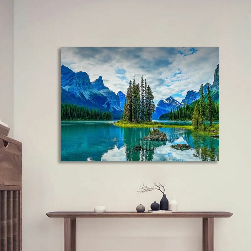 Картина ВсеКартины. тут "Красивая природа", 60x80 см, на подрамнике, дерево, поп-арт