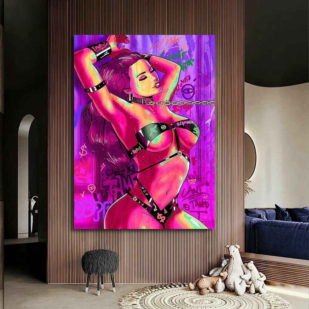 Картина эротическая, голая девушка, 50х70 см.