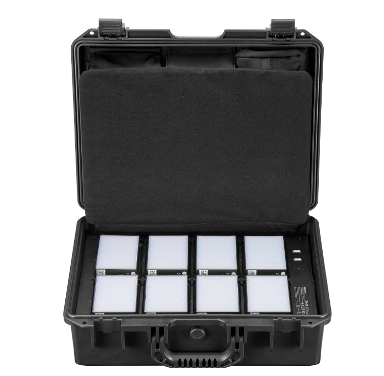Комплект светодиодных осветителей Godox Knowled C5R-K8 с зарядным кейсом, шт