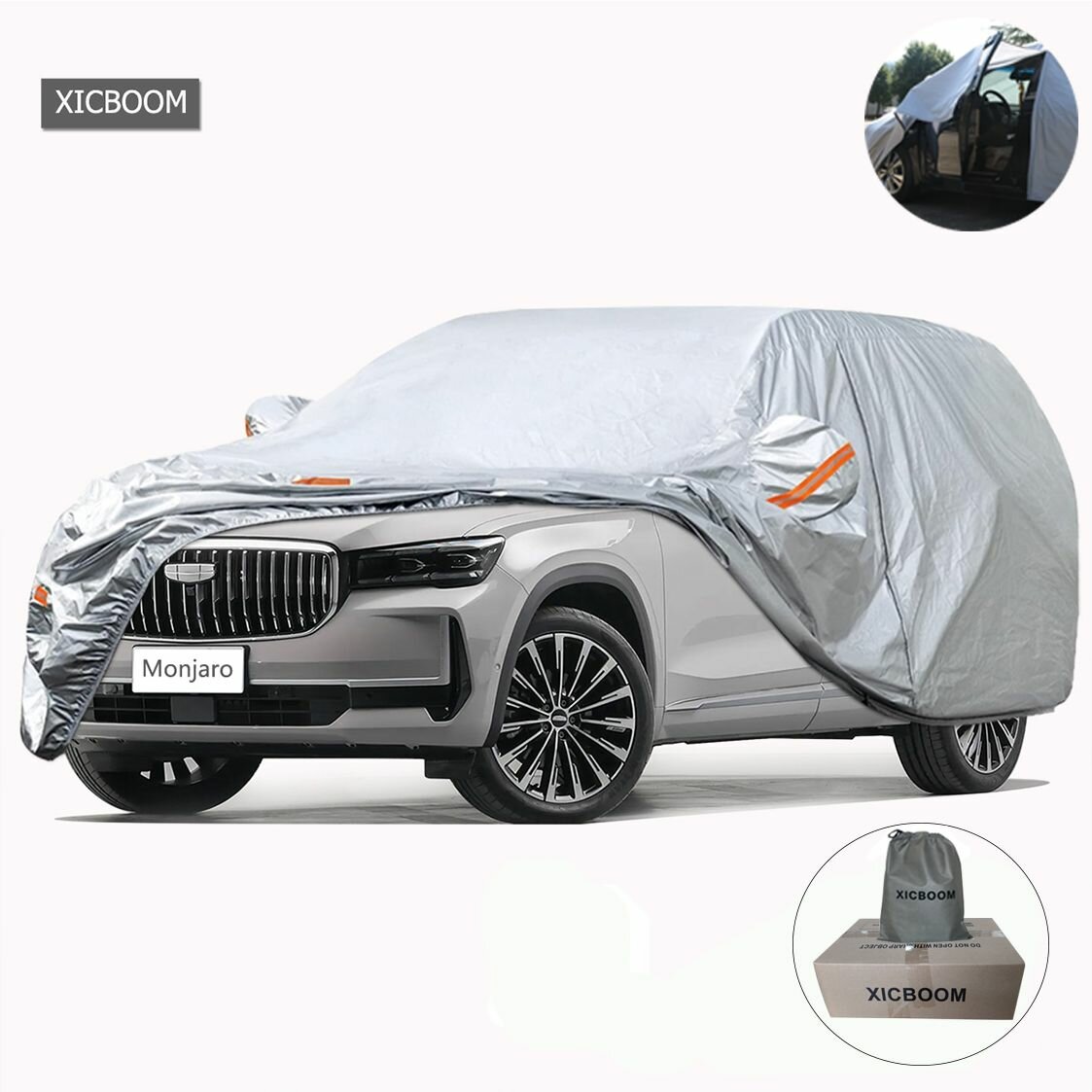 Чехол на автомобиль Geely Monjaro F89N, Мембранные материалы, Ткань, 1 шт. мембранный тканевый чехол авточехол