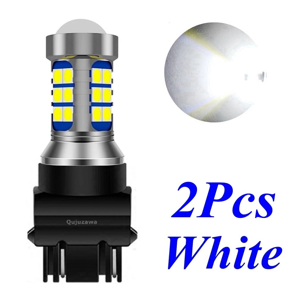 2 шт. T25 3157 3156 P27/7 Вт P27W супер яркий 3030 светодиодный автомобильный стоп-сигнал, White