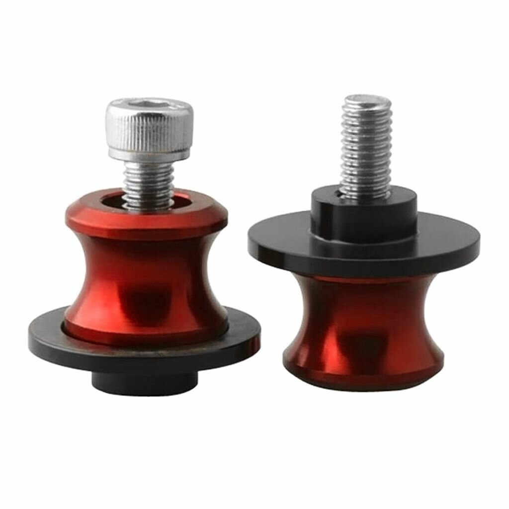 Универсальные винты подставки для маятникового рычага мотоцикла, ползунки, винт поворотного рычага с ЧПУ красный
