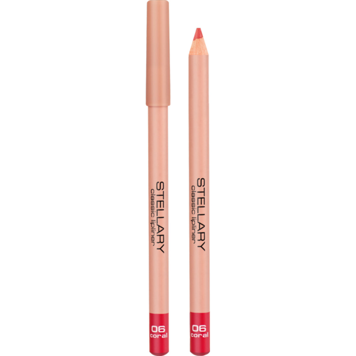Карандаш для губ Stellary Lipliner, тон 06 Coral, 1,35 г