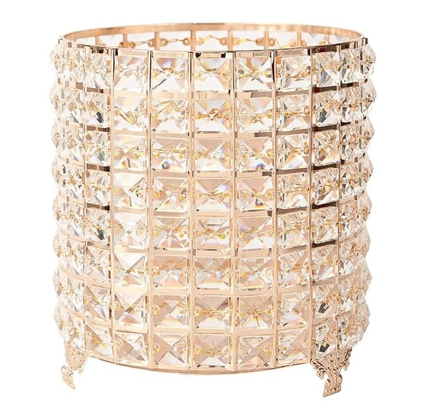 Корзина для мусора Kassatex Crystal Gold**