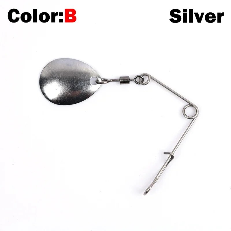 Спиннер OUTKIT 10 шт, 1.2 г, Цвет: B-silver