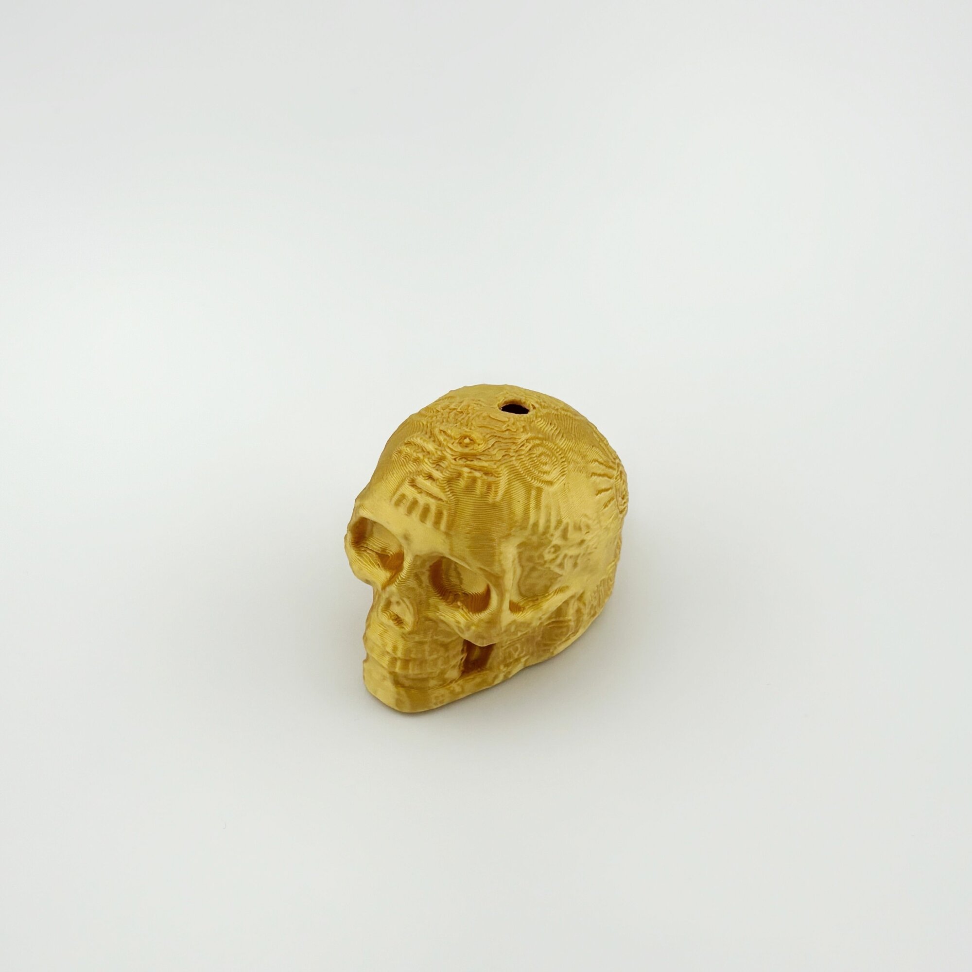 Ацтекский свисток смерти - брелок в форме черепа