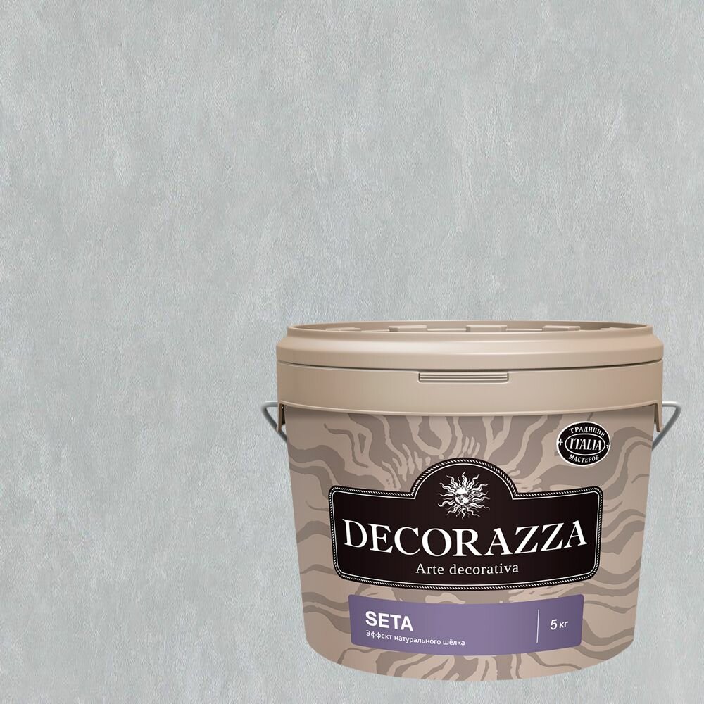 Декоративная штукатурка с эффектом натурального шелка Decorazza Seta (5кг) ST 11-141