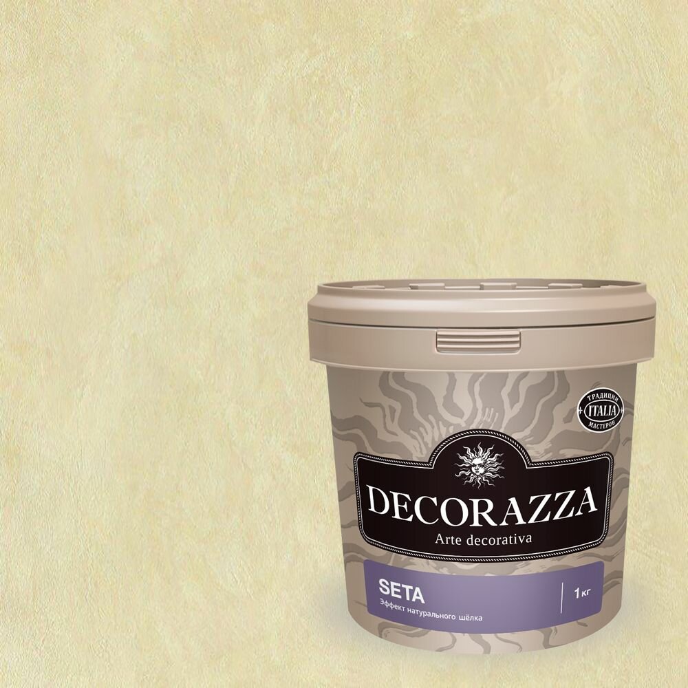 Декоративная штукатурка с эффектом натурального шелка Decorazza Seta (1кг) ST 11-67