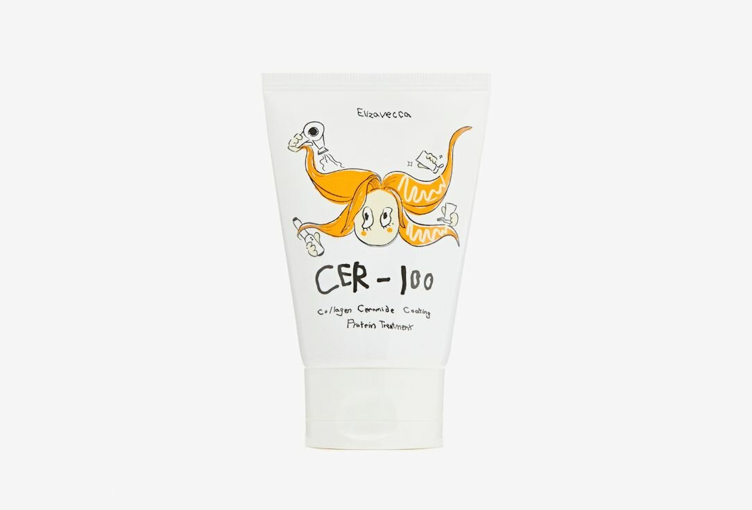 Маска для волос ELIZAVECCA CER-100 Collagen Ceramide Coating Protein Treatment 100 мл