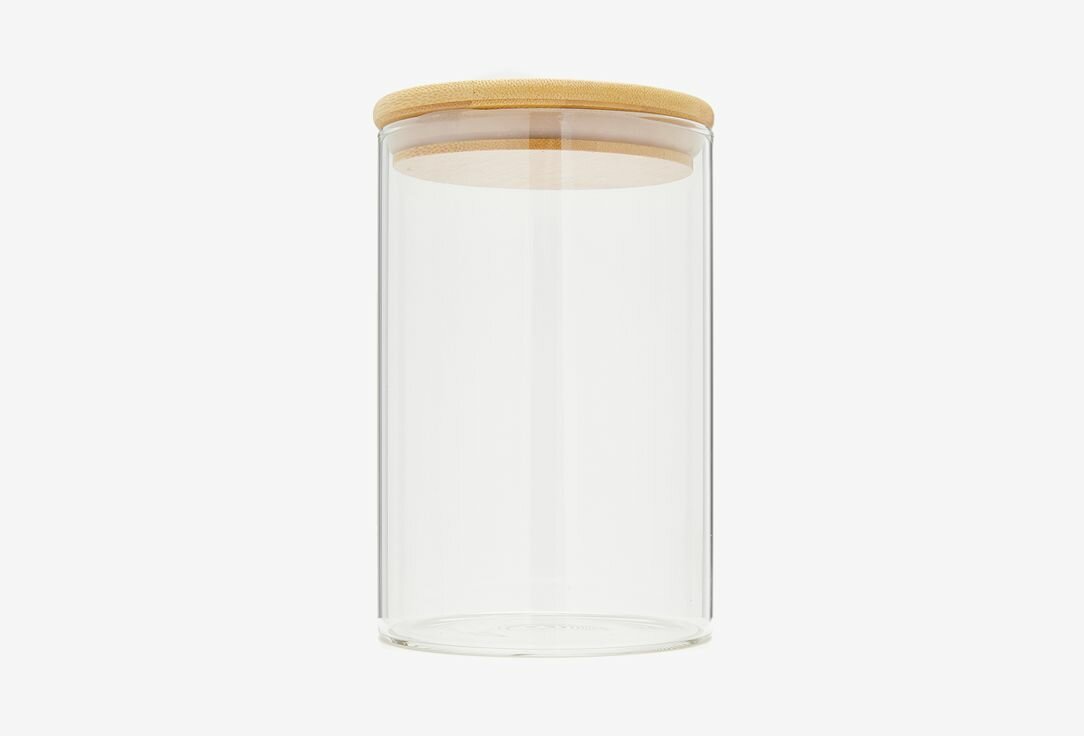 Банка с бамбуковой крышкой HANDY HOME Jar with bamboo lid 950 мл