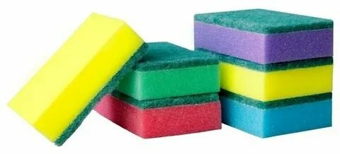 Губка быт. 5-ка XXL "Мистер Бульк" МБ109 р-р 10,5*3,5*7,3