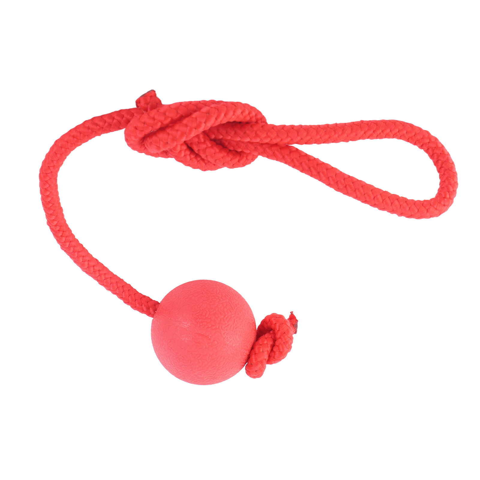 Dog Ball Rope Toy Interactive Bite Resistant Safe Rubber with for Outdoor Training 5cm / 2in