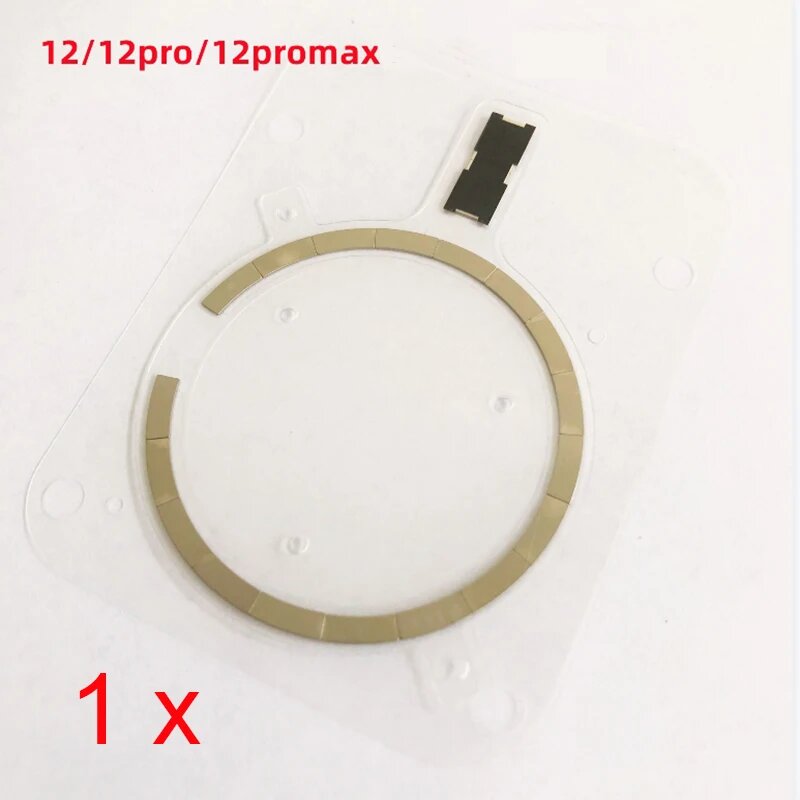 Магнитный модуль Magsafe для беспроводной зарядки iPhone 12, 13, Mini Pro Max, 1 шт, задняя крышка корпуса, запасные части для ремонта стекла for 12 12Pro 12Pmax