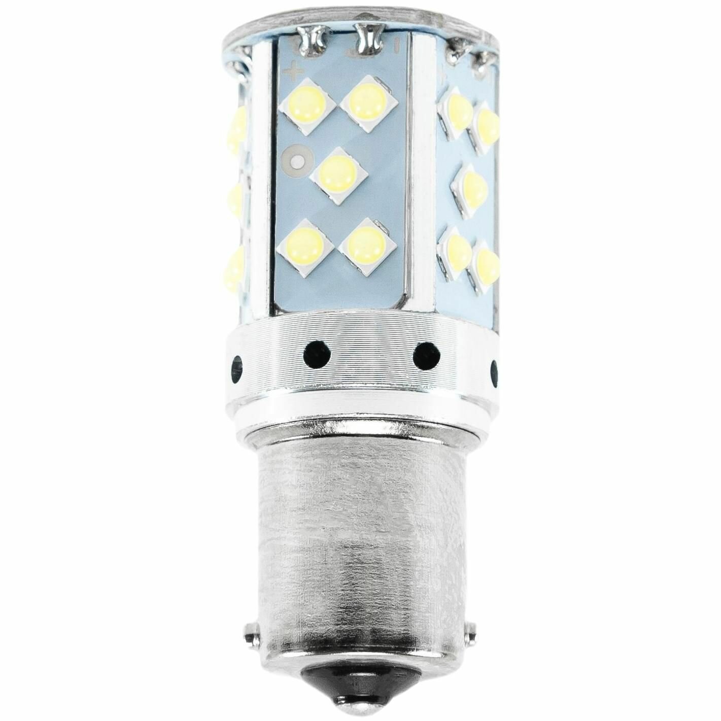 Комплект светодиодных габаритных ламп для автомобиля MYX P21 35SMD 12V белый цвет 1156 цена за 2 шт.