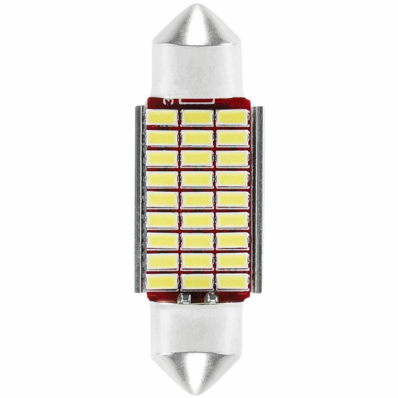 Комплект светодиодных габаритных ламп для автомобиля MYX C5W 3014 12V 3W 36ММ Canbus цена за 2шт.