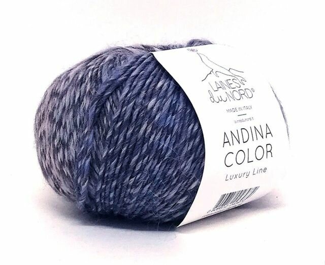 Пряжа Laines du Nord Andina Color цвет 04 (50г/175м, упаковка 5 мотков)