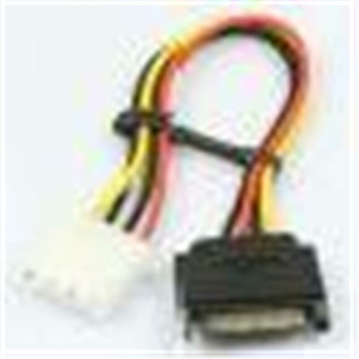 Компьютерный кабель 15pin sata кабель SATA Male to 4 Pin Molex Female IDE HDD Power Hard Drive riser PCI-e Cable x30514