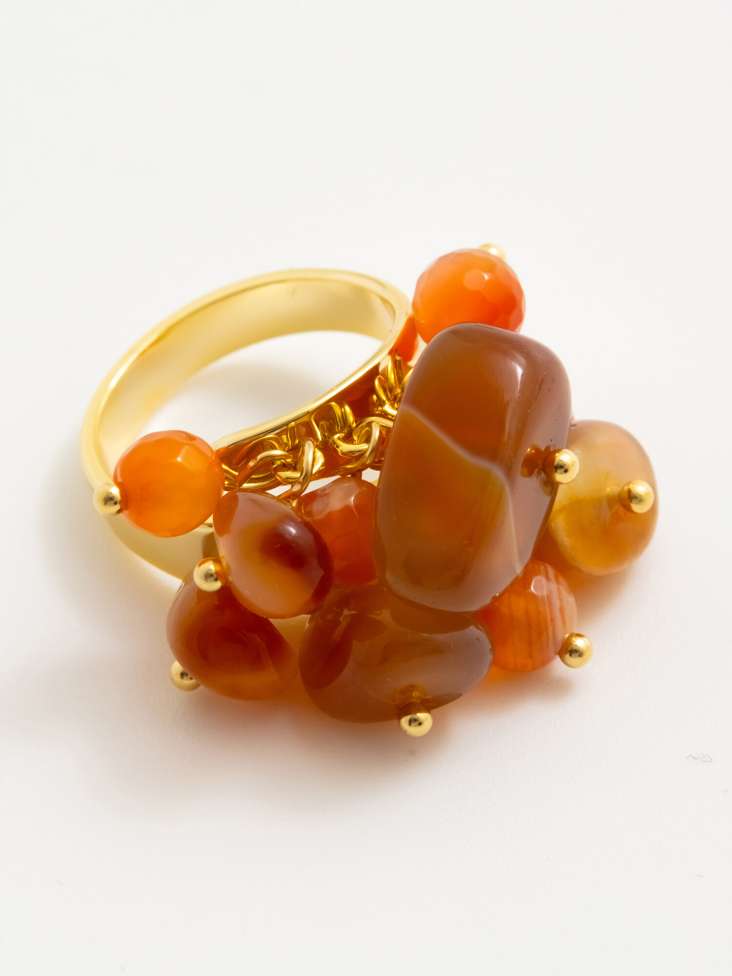 Кольцо-кулон, сердолик