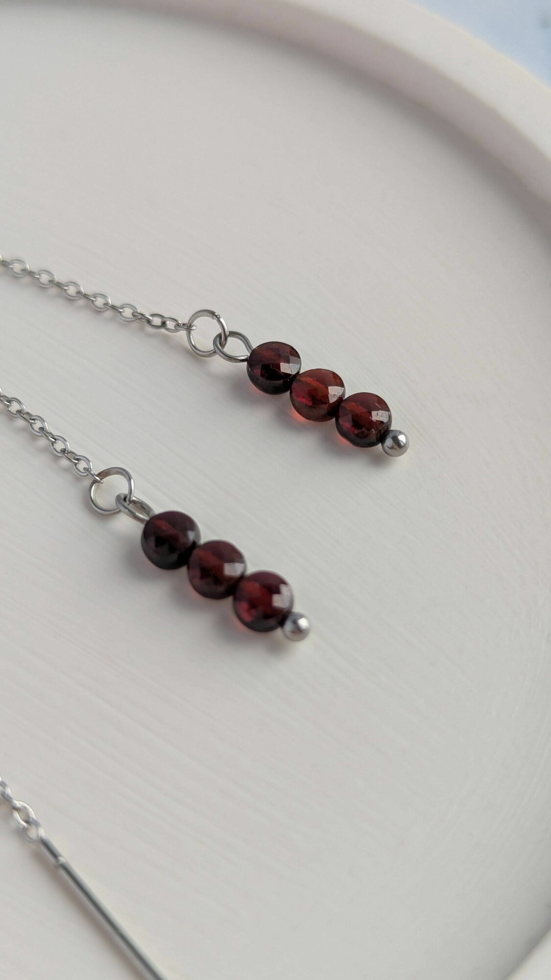 Серьги цепочки