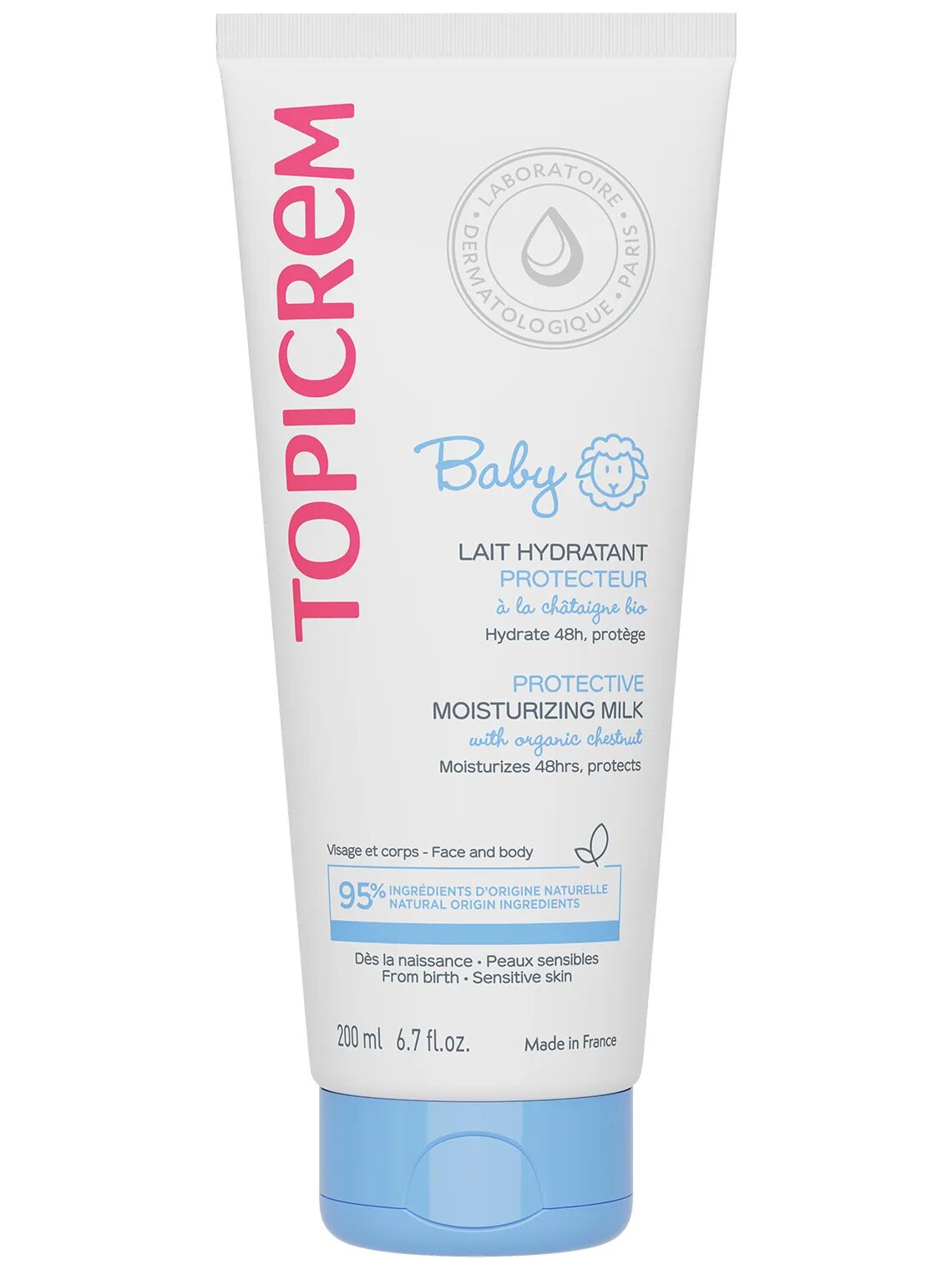Топикрем Baby Молочко защ. увл. д/детей с рождения 200мл