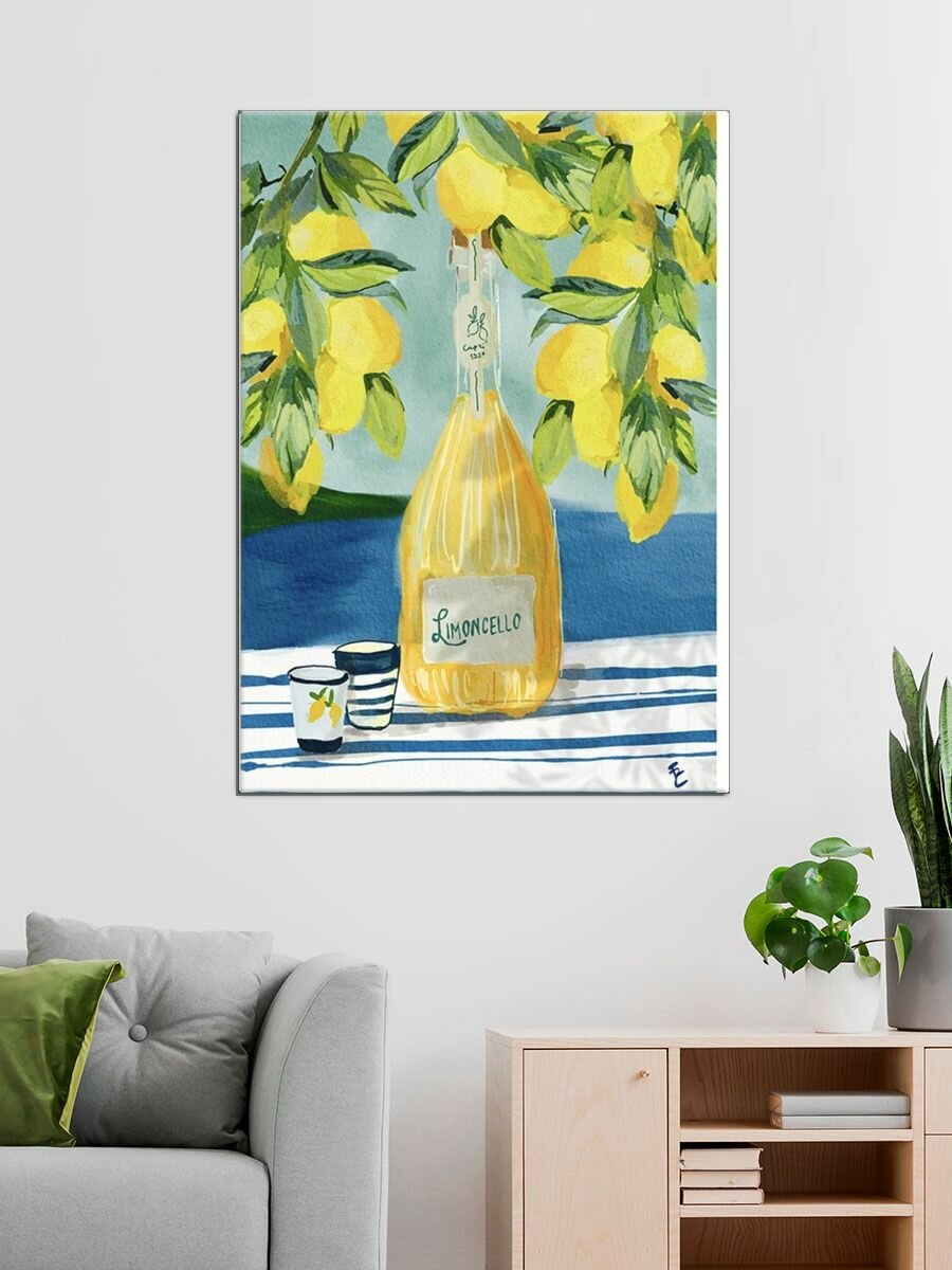 Картина на стену "Лимоны", 30х40 см