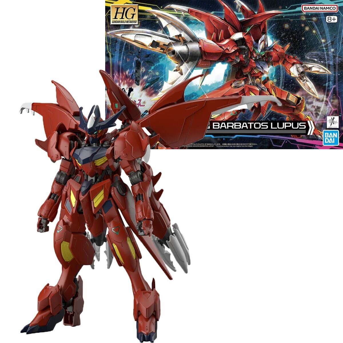 Фигурка Bandai HG Lightning Gundam Amazing Barbatos Lupus (серия Gundam Build)
