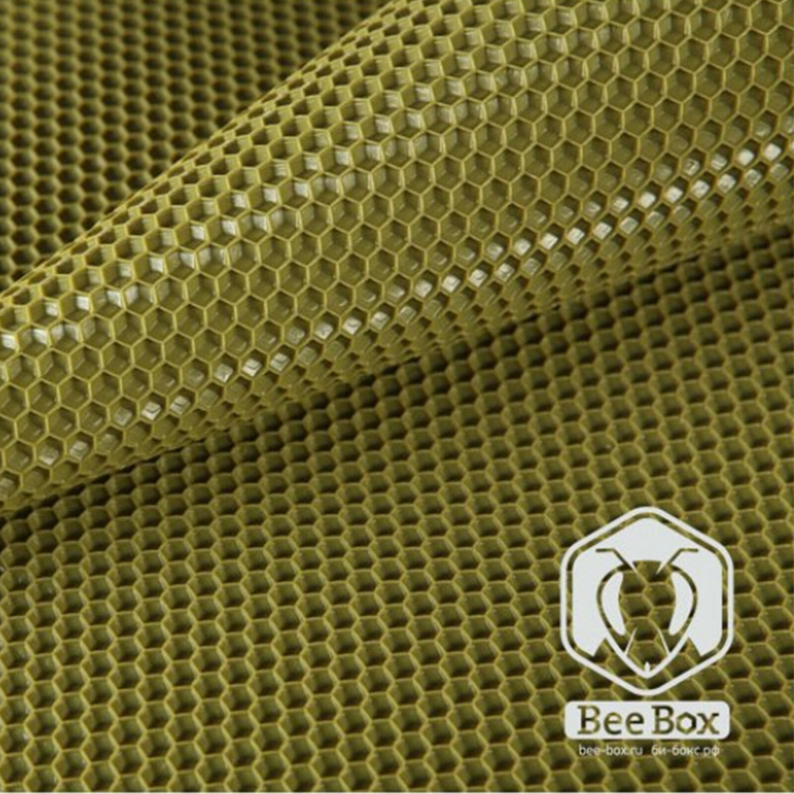 Цветная вощина "Оливковая", большой формат (40х26 см), 1 кг.