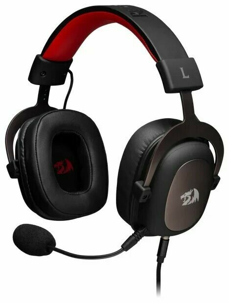 Гарнитура игровая REDRAGON Zeus X RGB, черн,7.1, USB 70550