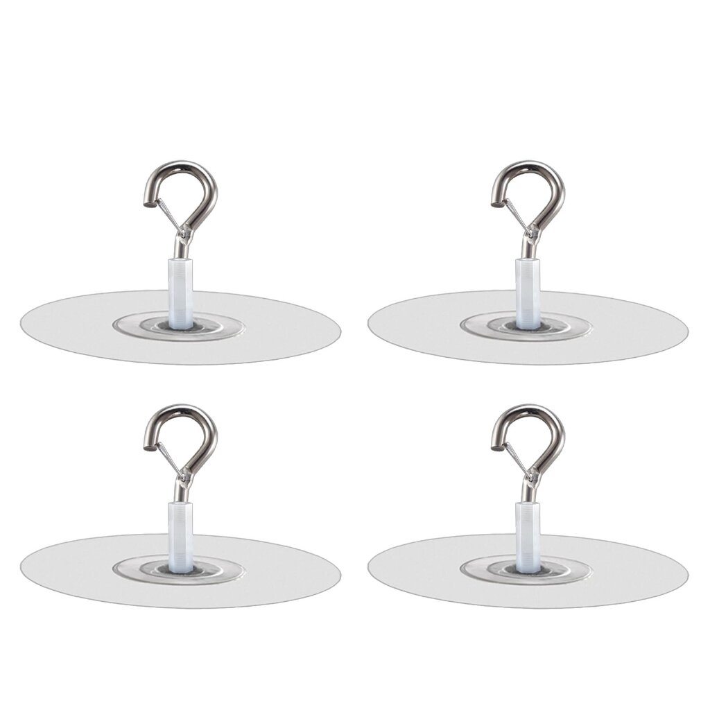 Набор из 4 сильных клеевых крючков для потолка