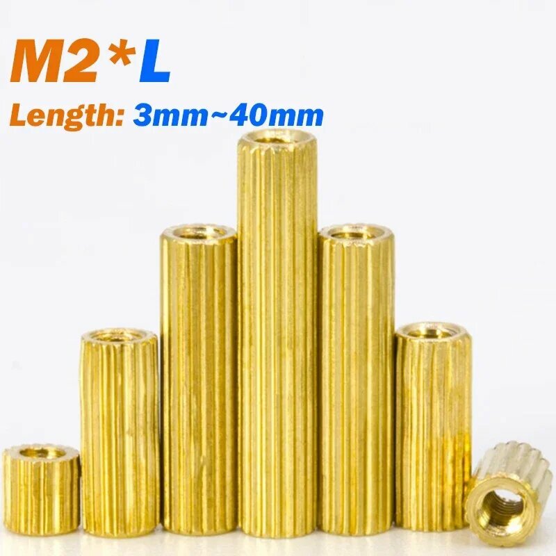 Латунные винты-гвоздики М2 M2x6-50Pcs