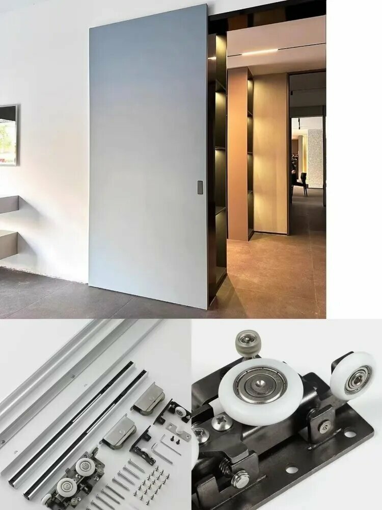 Раздвижная система LOFT - амбарный механизм для раздвижной двери. Barn Door Hardware. Classic