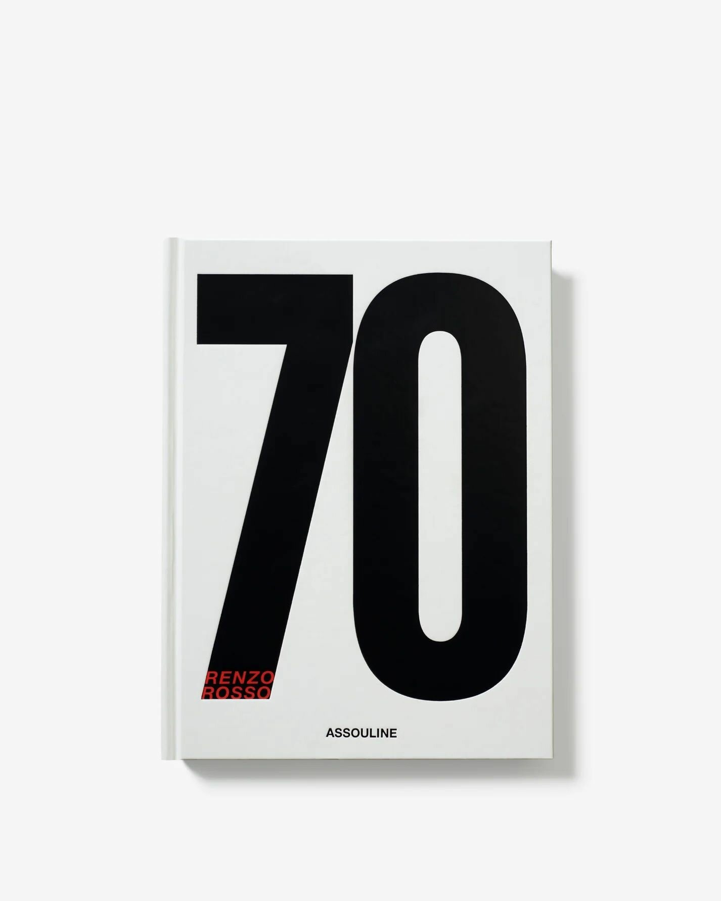 Книга на английском языке Assouline SEVENTY: RENZO ROSSO