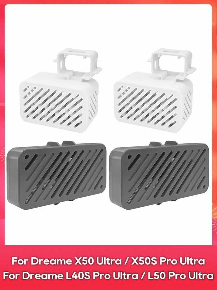 Подходит для ( Dreame X50 Ultra / X50s / L50 / L40s Pro Ultra ) запчасти: серебряный ионный модуль, дезодорирующие частицы для бака сточных вод